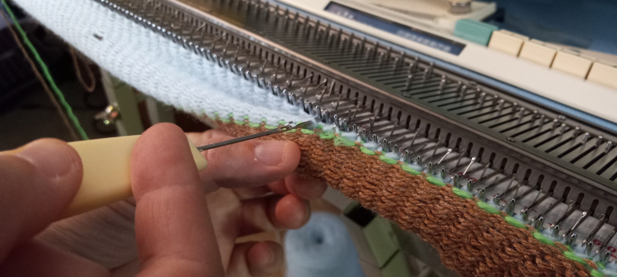 knitting machines, repair, techniques and more...